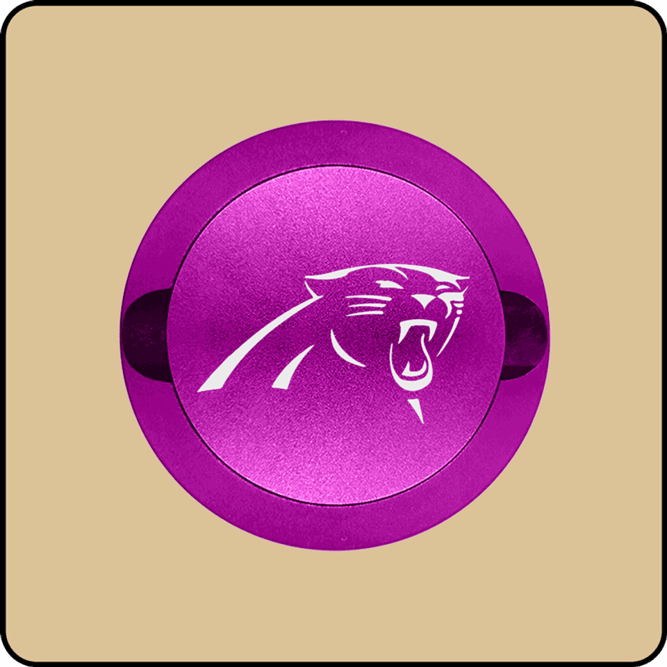 Pink Carolina Panthers Logo