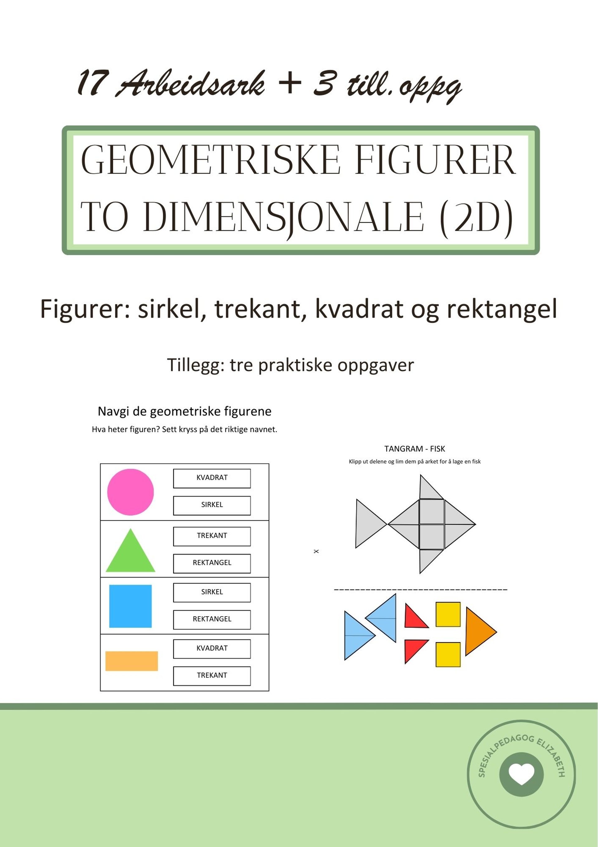 Geometriske Figurer Og Navnediagram Geometriske Figurer Plakat