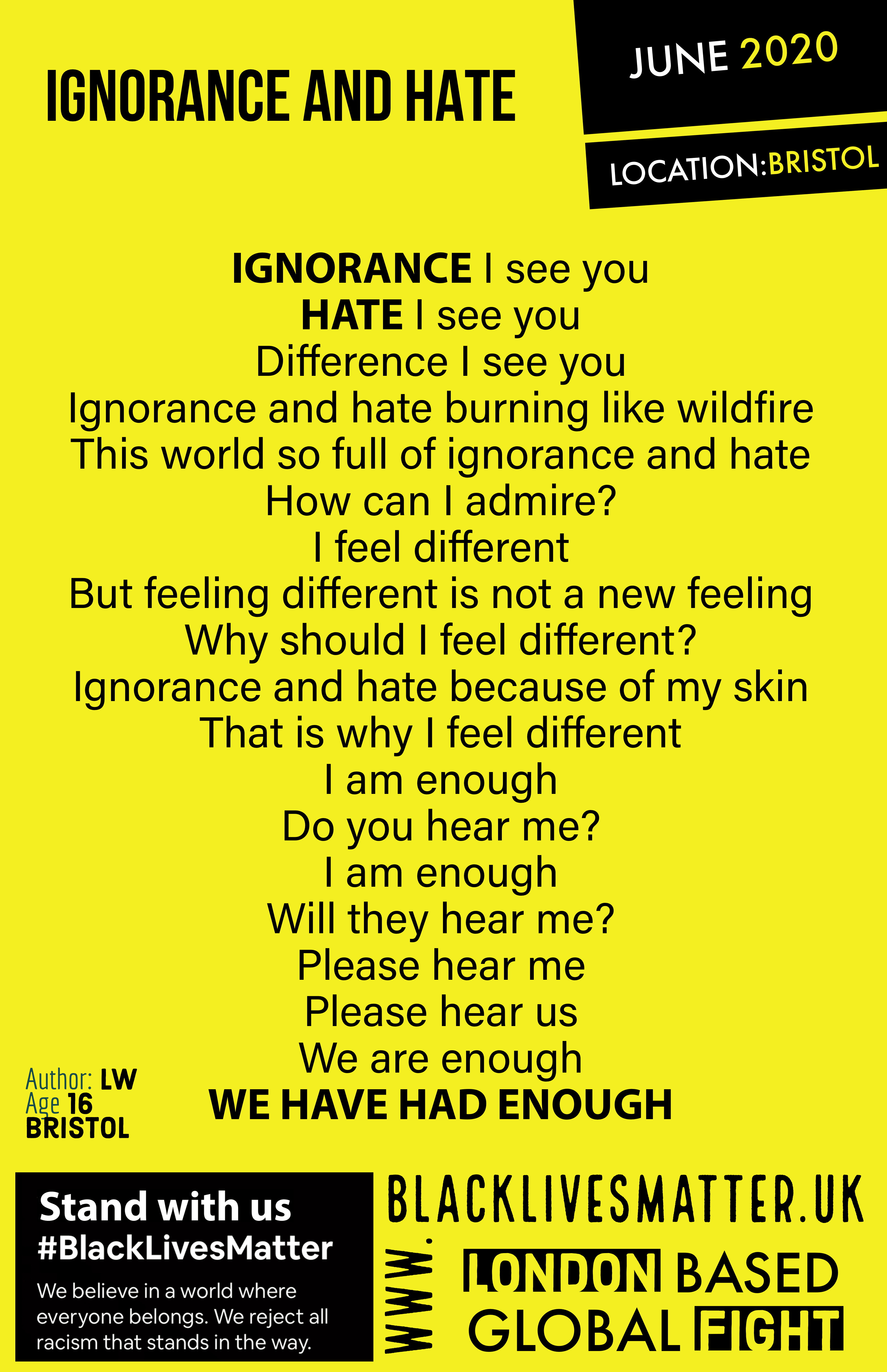 BLM Creative Ed | BLACKLIVESMATTER.UK