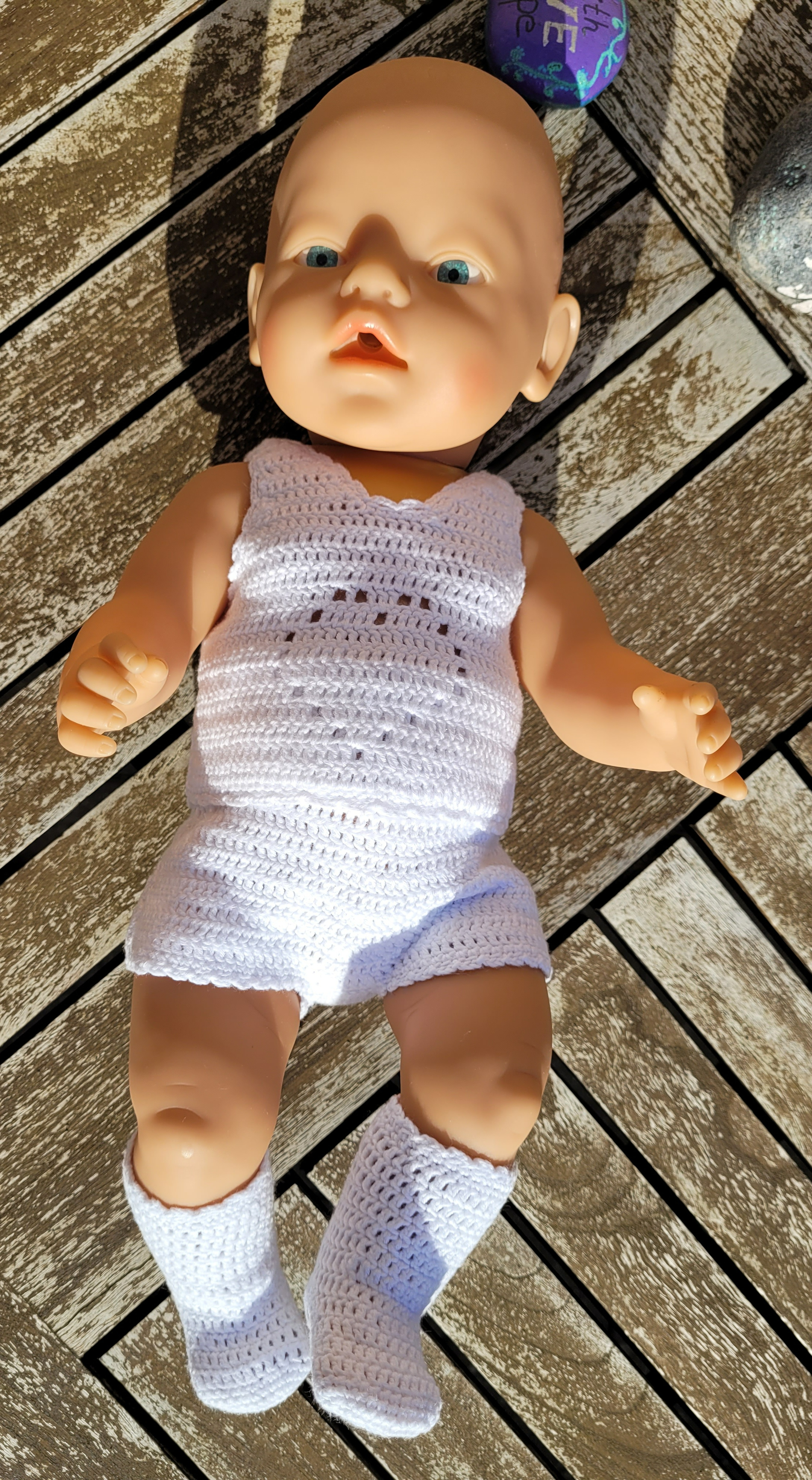 Baby born 43 cm. | dukkeopskrifter.dk