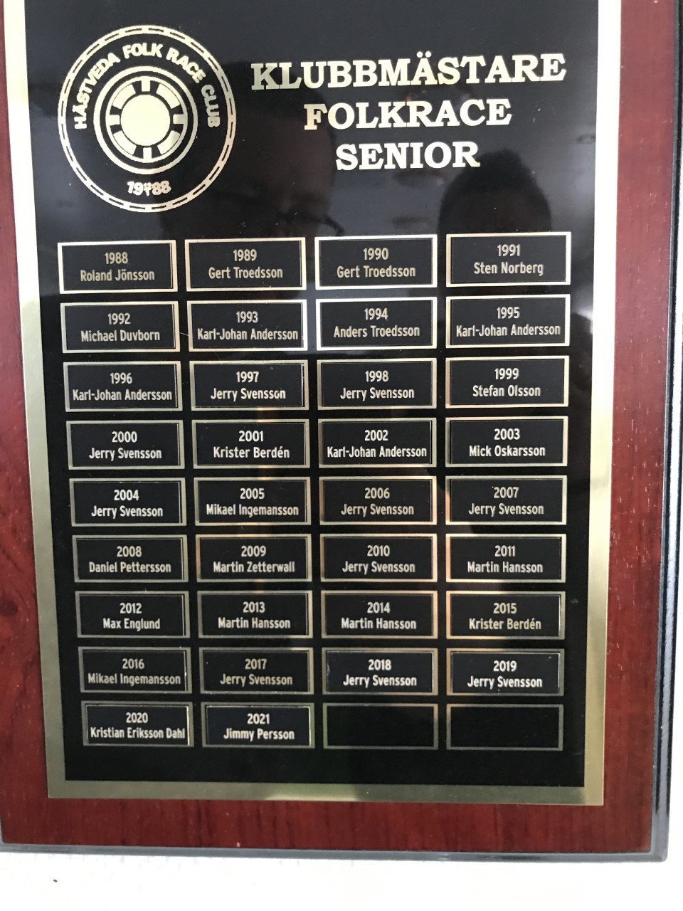 Klubbmästare | Hästveda Folkrace Club