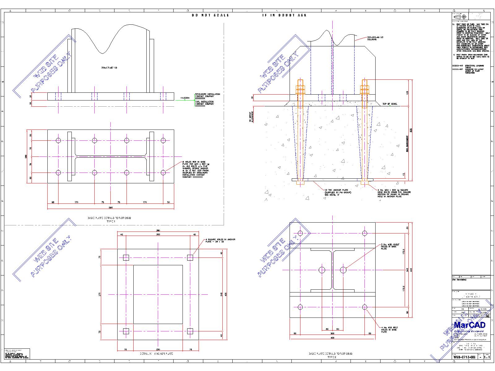 MarCAD Engineering Design | Drawing Examples
