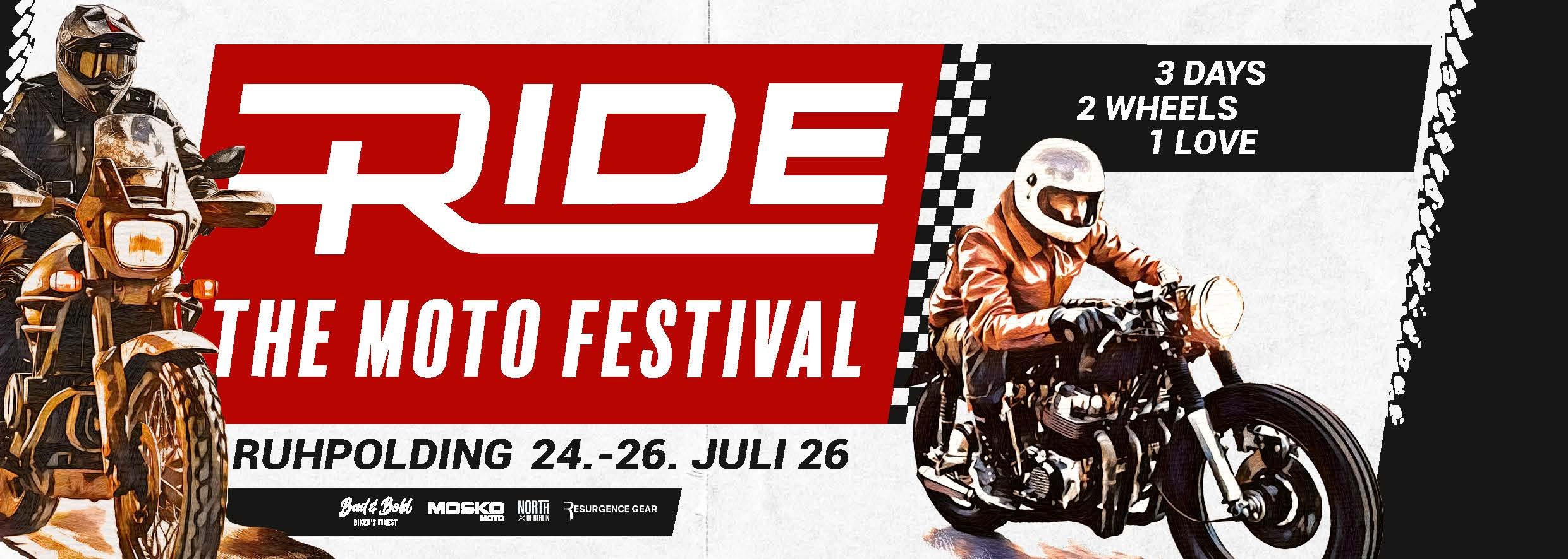RIDE – The Moto Festival 2026 | Bavaria, Germany