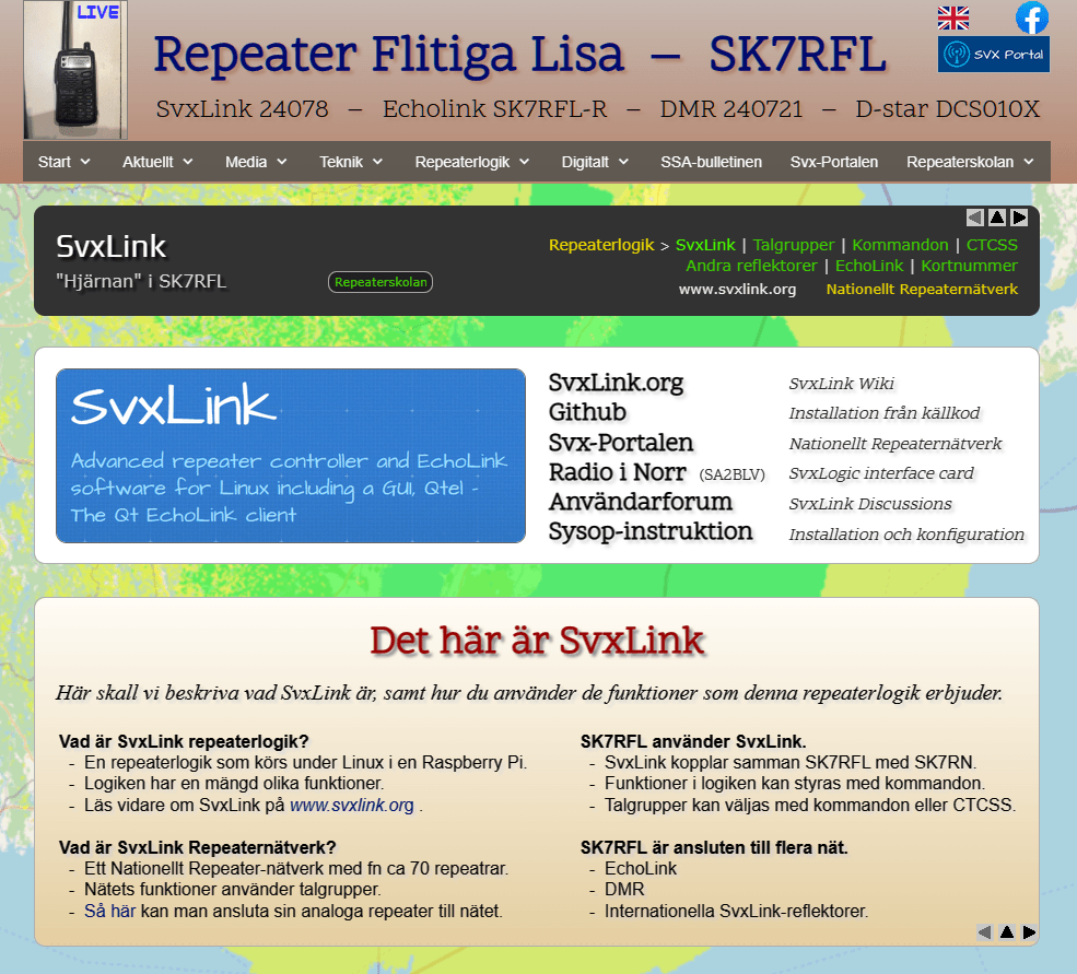 SvxLink | Repeater Flitiga Lisa | sk7rfl.se
