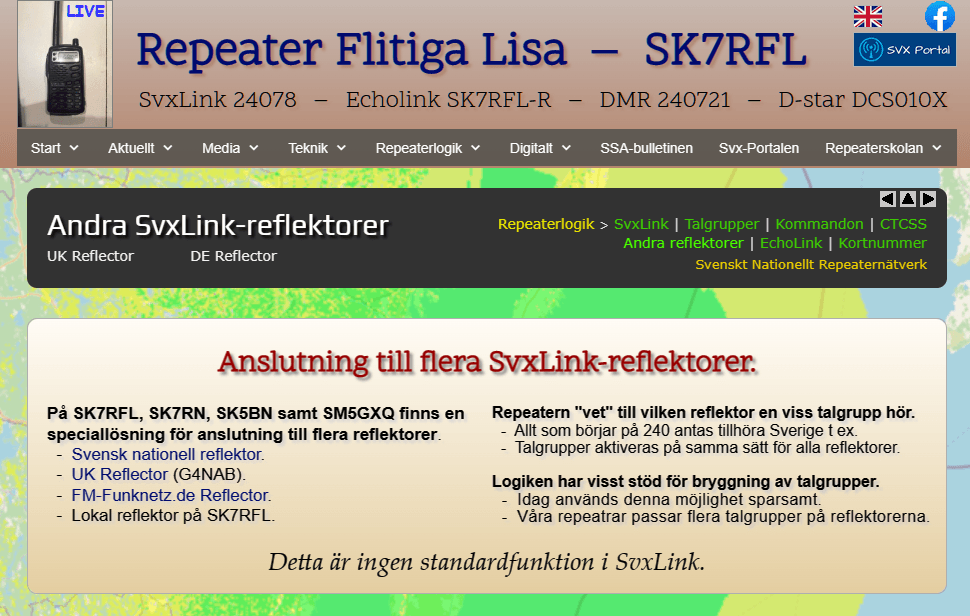 Andra reflektorer | Repeater Flitiga Lisa | sk7rfl.se