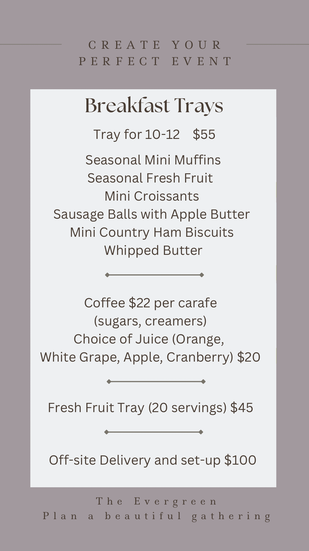 Breakfast Menus | theevergreenfrankfort.com