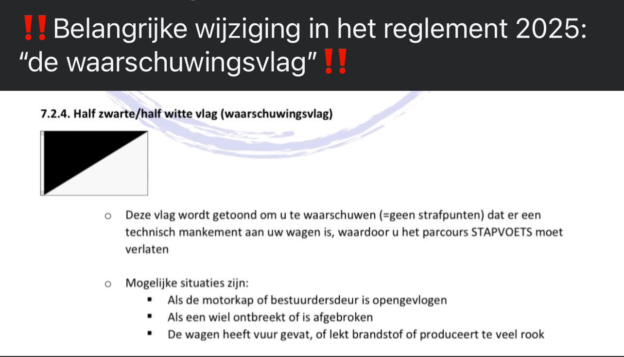 Reglementen - Règlements | VACB Vlaamse Autocross Bond vzw