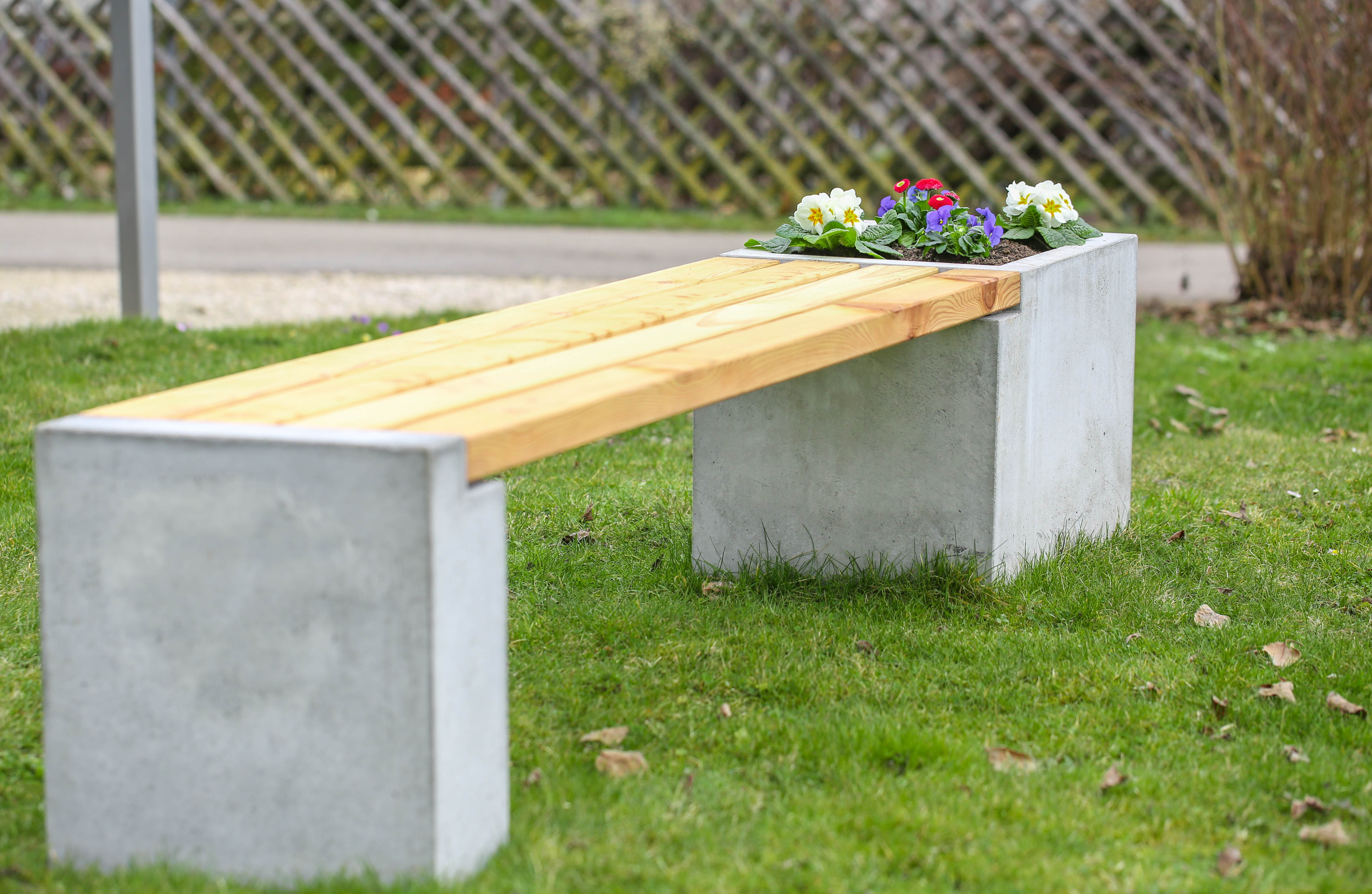Sitzbank Aus Beton